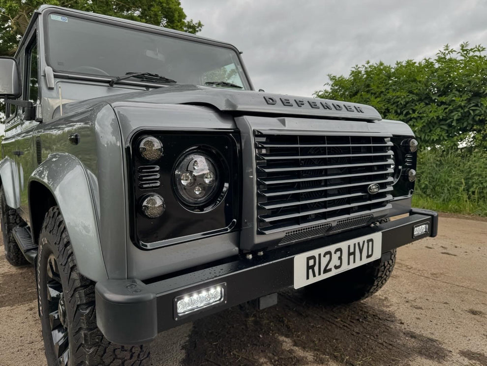 Land Rover Defender 7" Osram LED Headlights – Manor Automotive - Custom ...